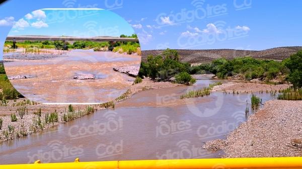 CORRE POR EL RIO SAN PEDRO LA ESPERANZA HACIA LA PRESA LAS VÍRGENES